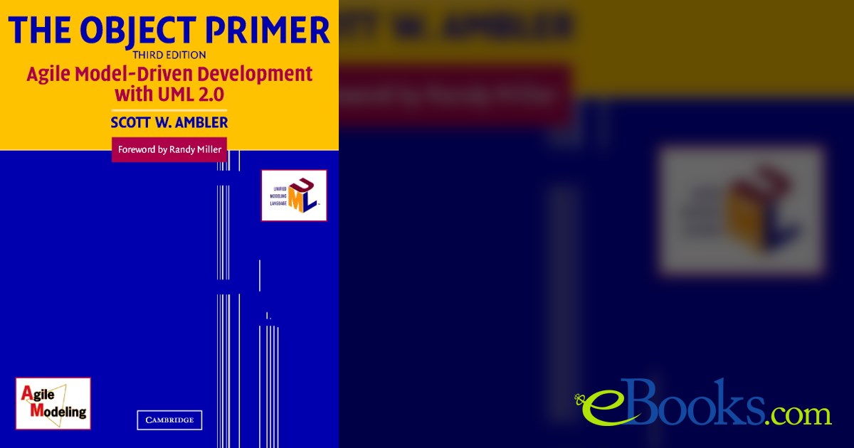 The Object Primer 3rd Ed By Scott W Ambler Ebook