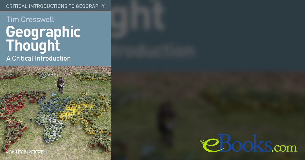Geographic Thought by Tim Cresswell (ebook)