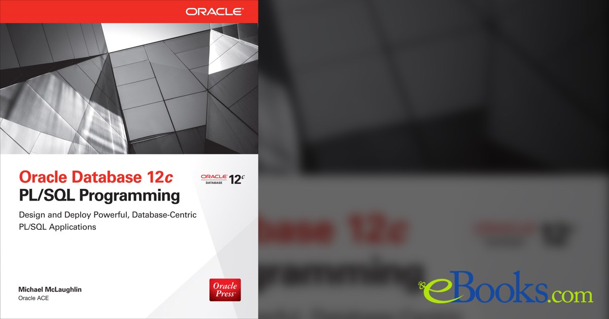 Oracle Database 12c Plsql Programming By Michael Mclaughlin Ebook