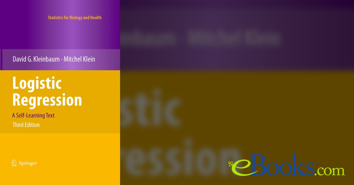 Logistic Regression (3rd ed.) by David G. Kleinbaum (ebook)