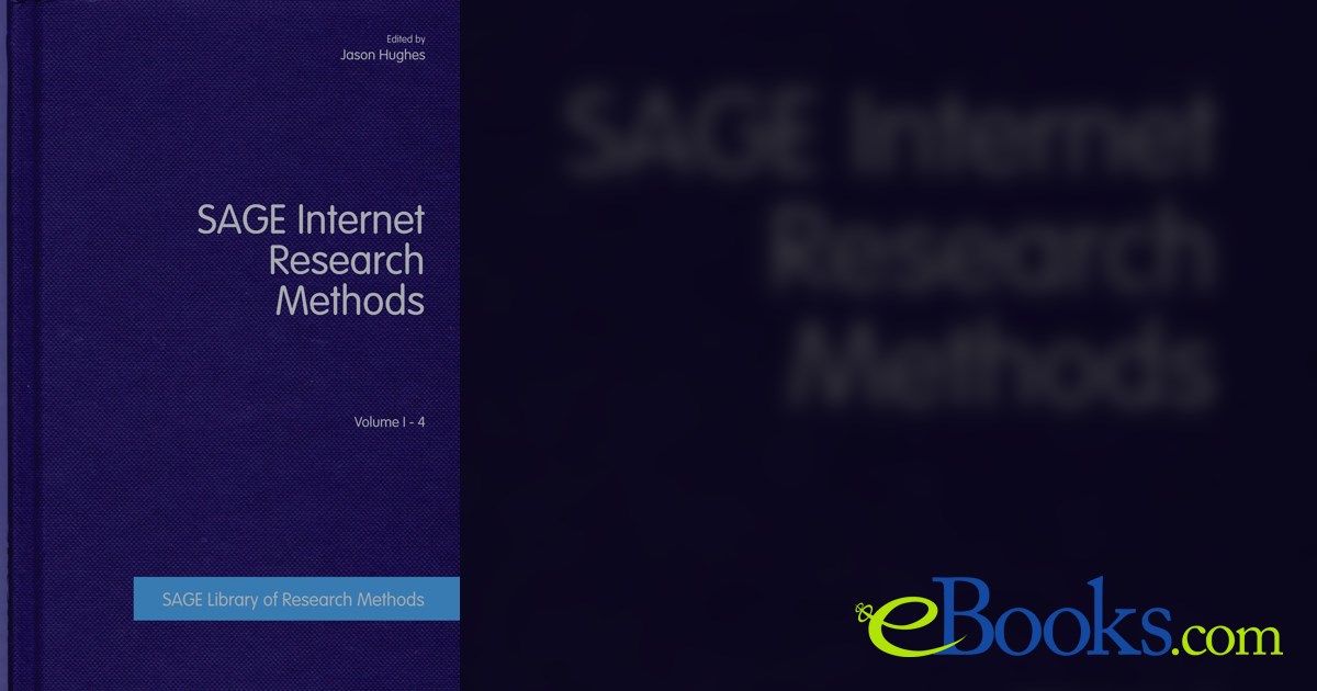 SAGE Internet Research Methods by Jason Hughes (ebook)