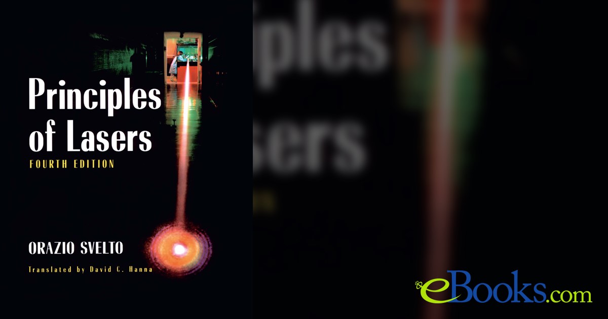 Principles of Lasers (4th ed.) by Orazio Svelto (ebook)