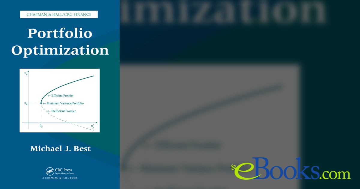 Portfolio Optimization by Michael J. Best (ebook)