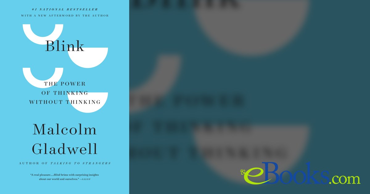 Blink by Malcolm Gladwell (ebook)