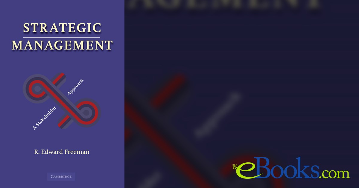 Strategic Management by R. Edward Freeman (ebook)