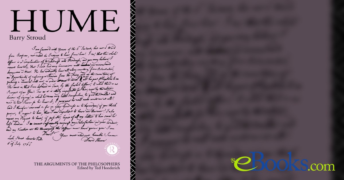 Hume-Arg Philosophers by Barry Stroud (ebook) Hume-Arg Philosophers by Barry Stroud (ebook)