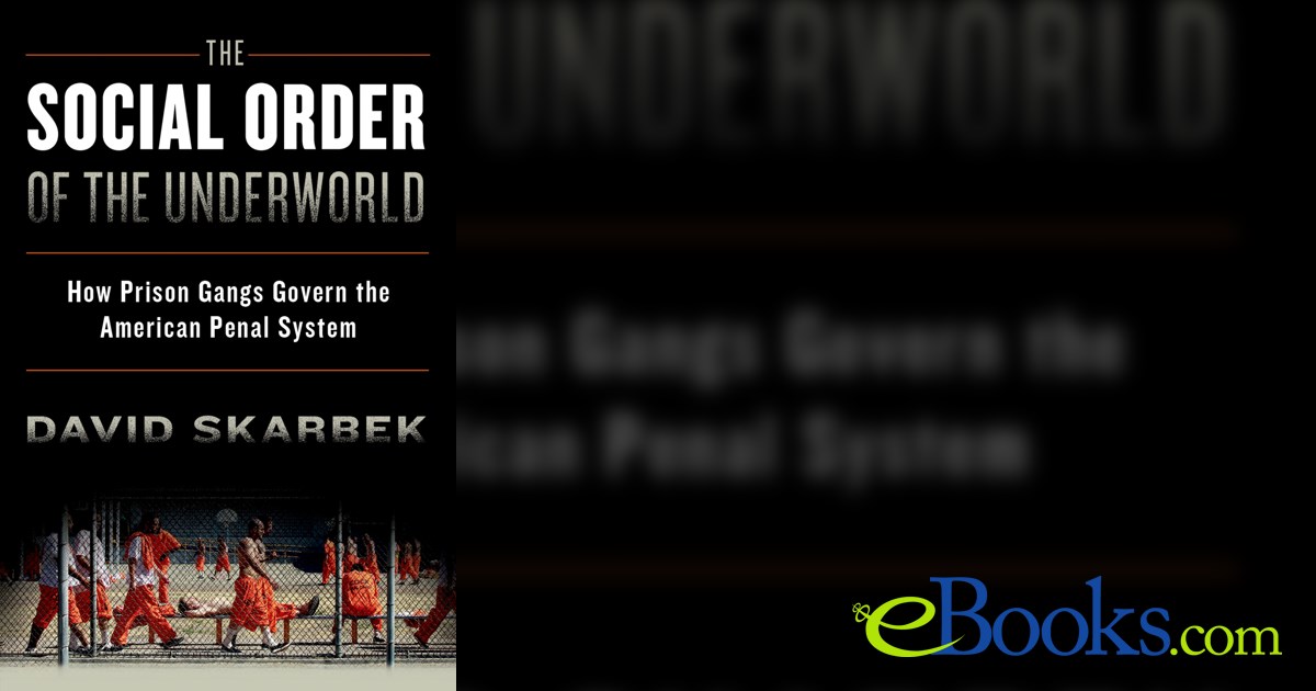 The Social Order of the Underworld by David Skarbek (ebook)