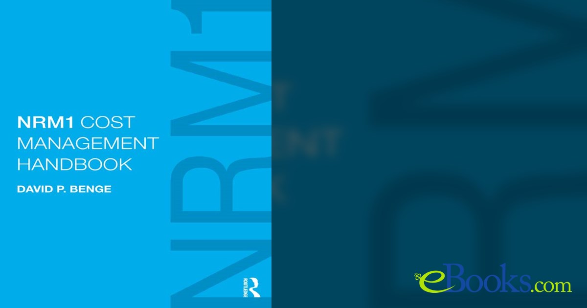 NRM1 Cost Management Handbook by David Benge (ebook)
