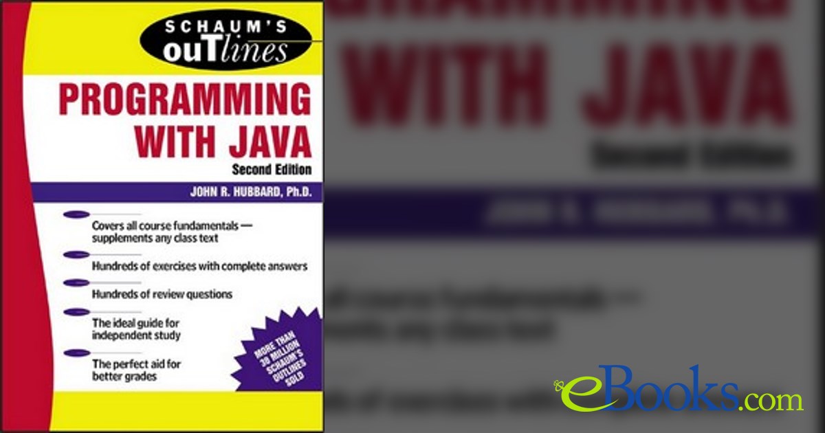 Schaum's Outline of Programming with Java (2nd ed.)