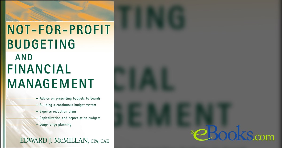 Not-for-Profit Budgeting and Financial Management