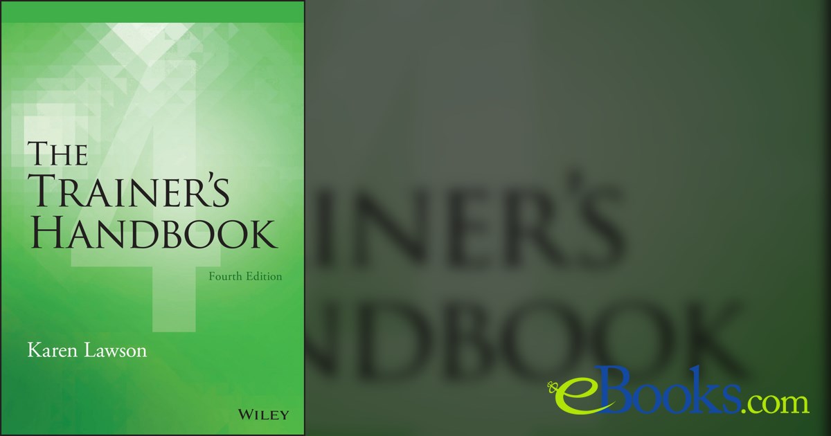 The Trainer's Handbook (4th ed.) by Karen Lawson (ebook)