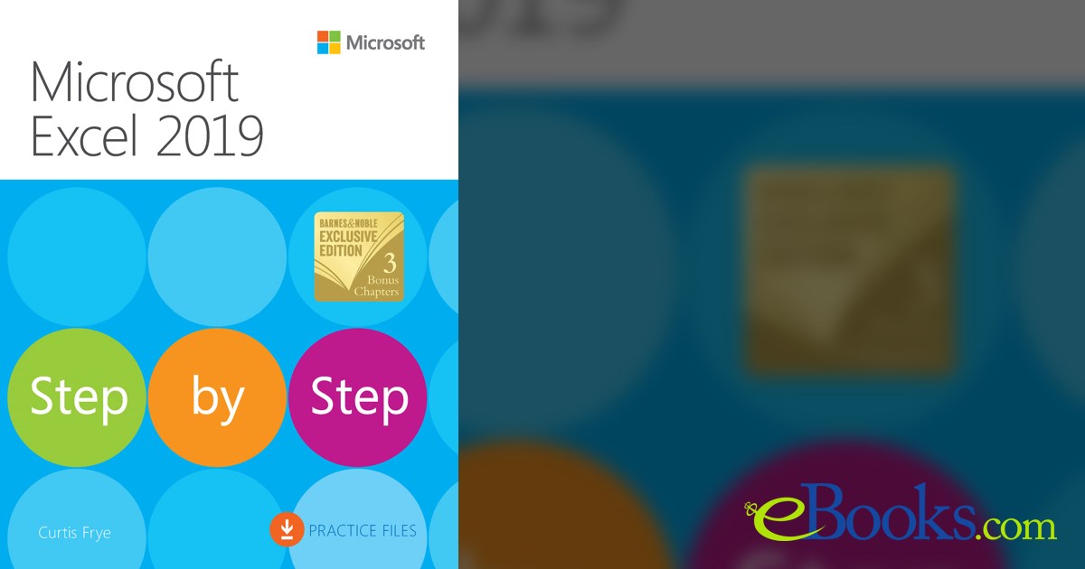 Microsoft Excel 2019 Step by Step by Curtis Frye (ebook)