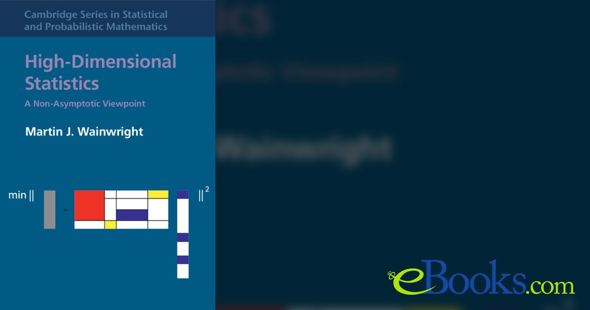 High-Dimensional Statistics by Martin J. Wainwright (ebook)