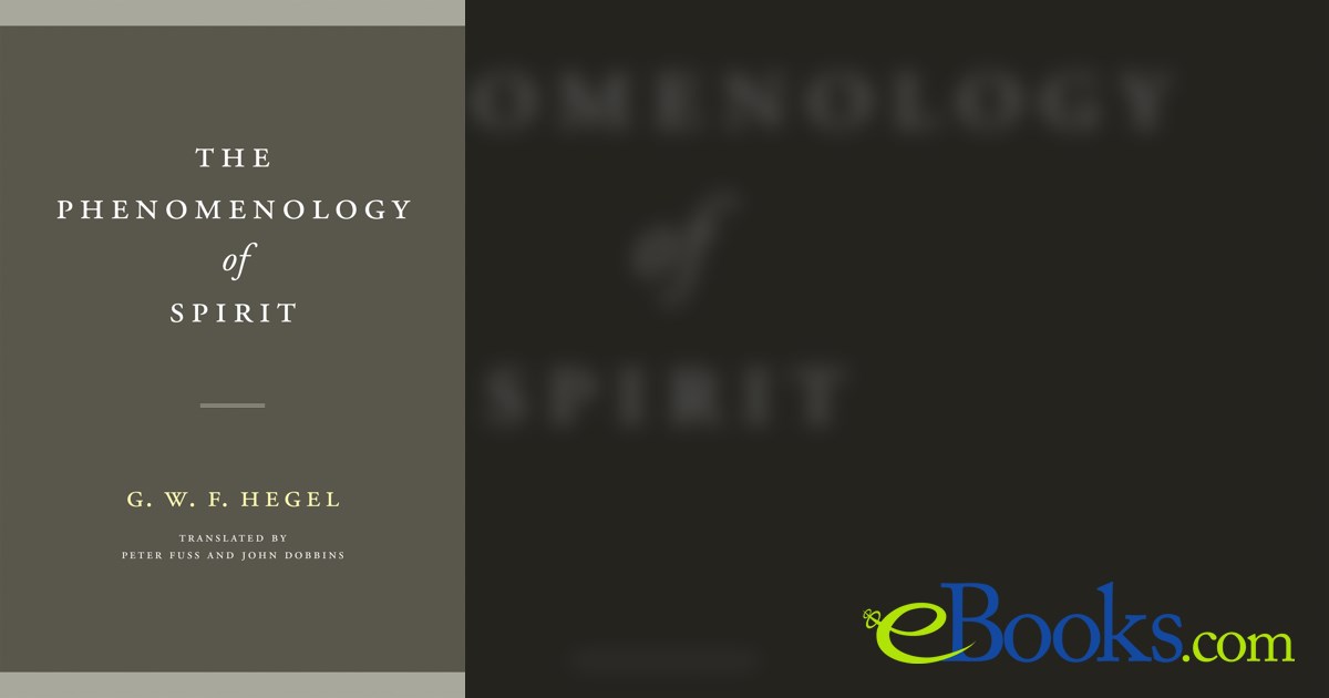 The Phenomenology of Spirit by G. W. F. Hegel (ebook)