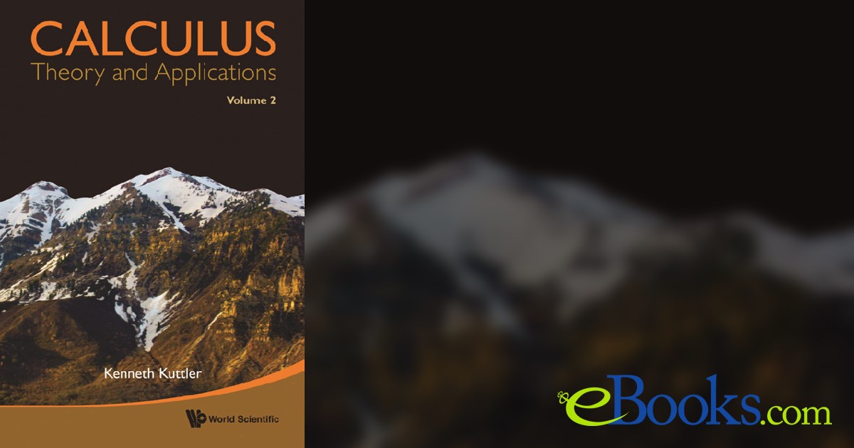 Calculus : Theory And Applicationsvolume 2