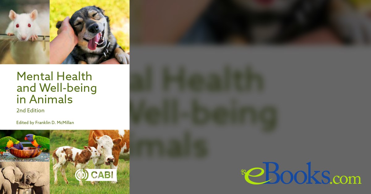 Mental Health and Well-being in Animals (2nd ed.)