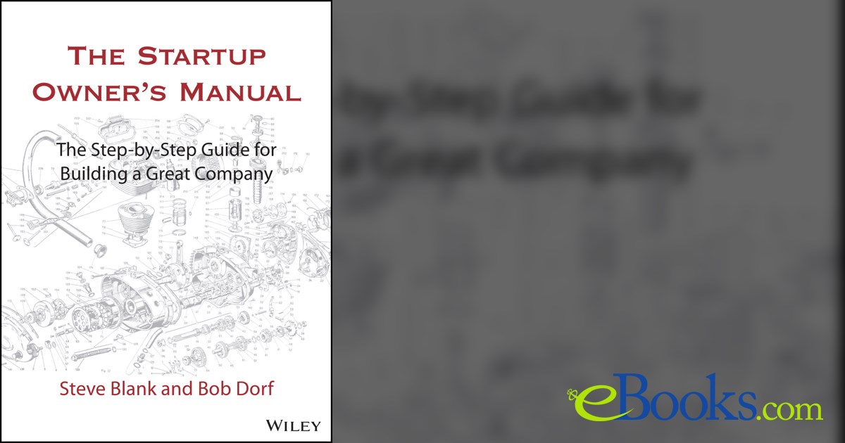 The Startup Owner's Manual by Steve Blank (ebook)