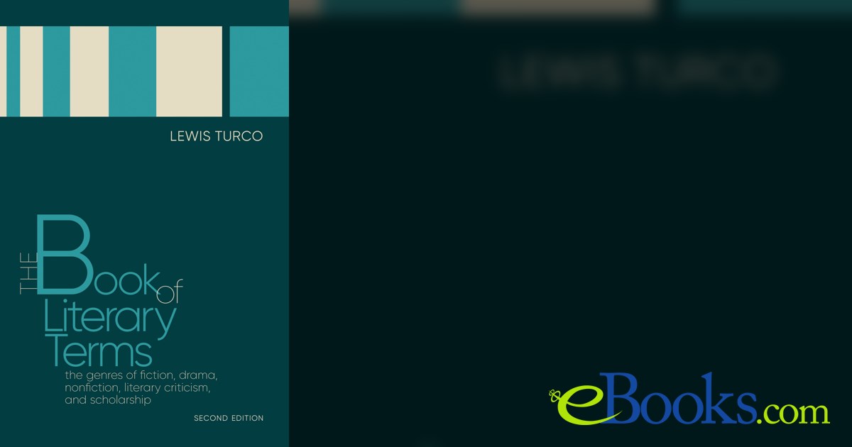 The Book of Literary Terms (2nd ed.) by Lewis Turco (ebook)