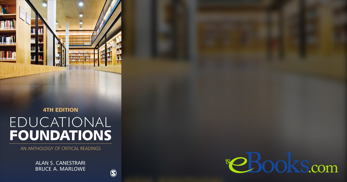 Educational Foundations (4th ed.) by Alan S. Canestrari (ebook)