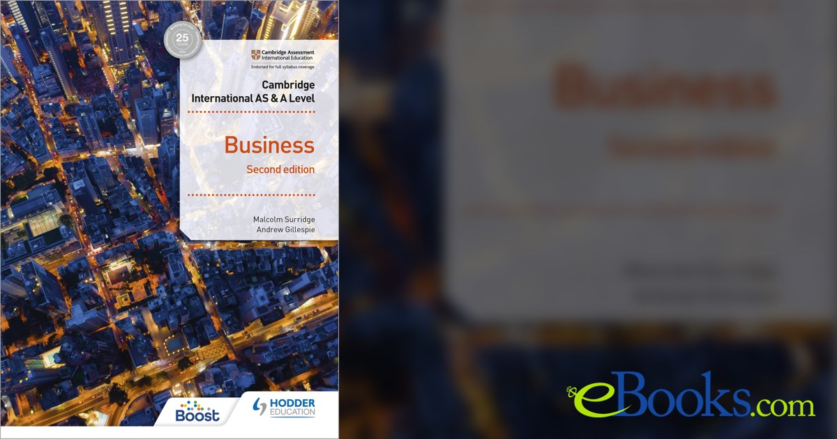 Cambridge International AS & A Level Business Second Edition