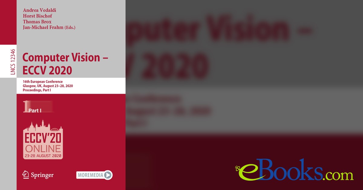 Computer Vision – ECCV 2020 by Andrea Vedaldi (ebook)