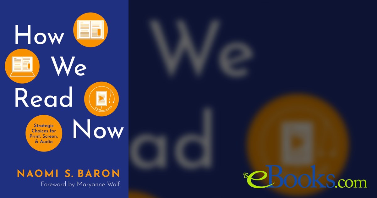 How We Read Now by Naomi Baron (ebook)