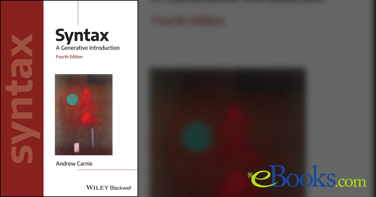 Syntax (4th ed.) by Andrew Carnie (ebook)