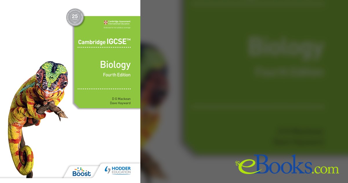 Cambridge IGCSE™ Biology 4th Edition by D. G. Mackean (ebook)
