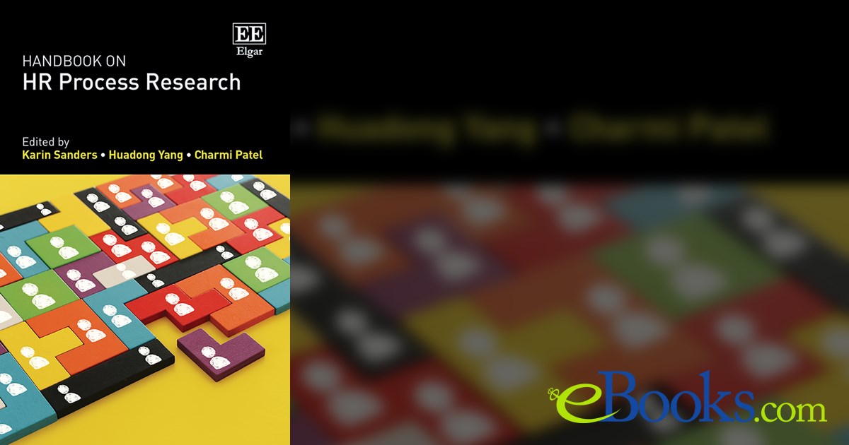 Handbook on HR Process Research by Karin Sanders (ebook)