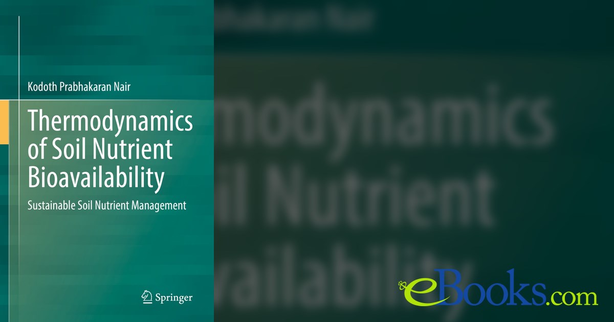 Thermodynamics of Soil Nutrient Bioavailability