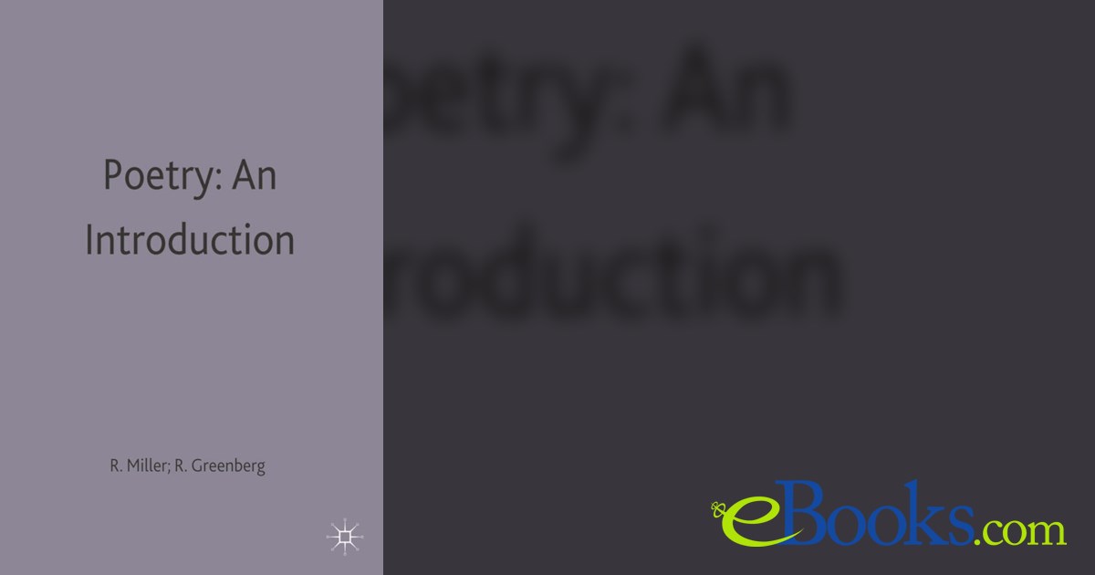 Poetry: An Introduction by Ruth Miller (ebook)