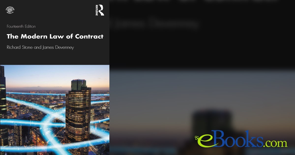 The Modern Law of Contract (14th ed.) by Richard Stone (ebook)