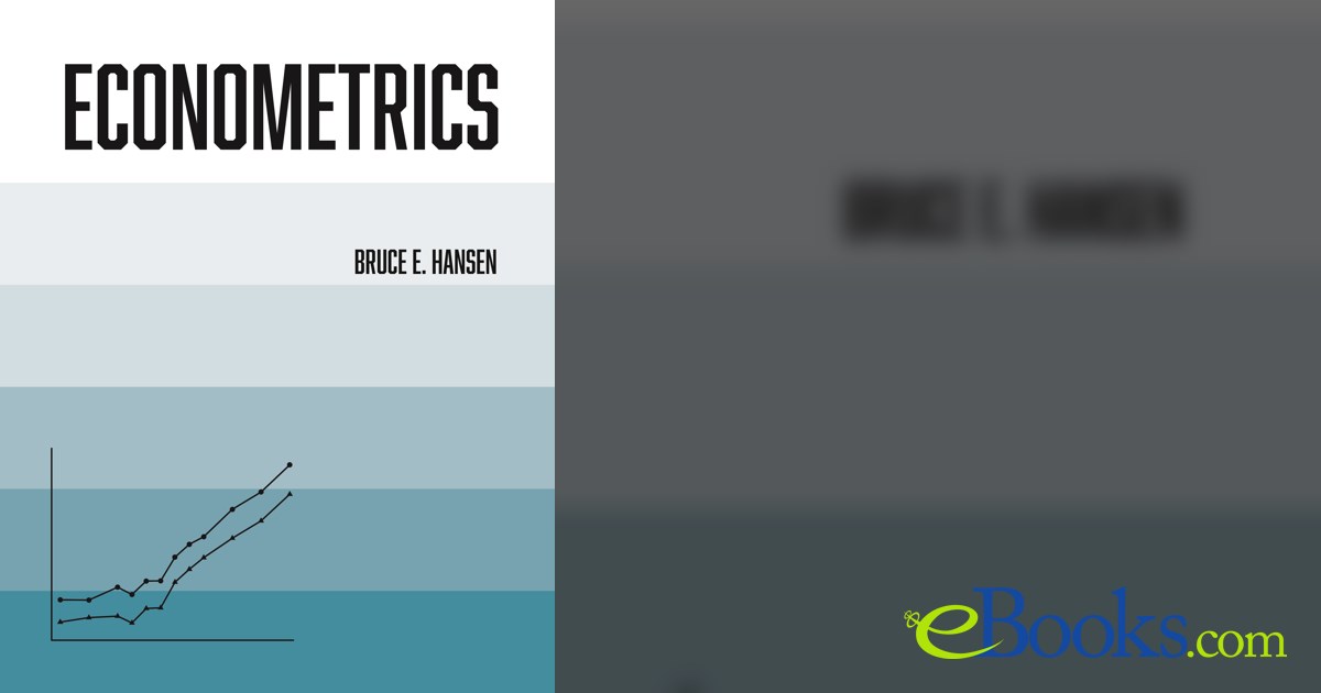 Econometrics by Bruce Hansen (ebook)
