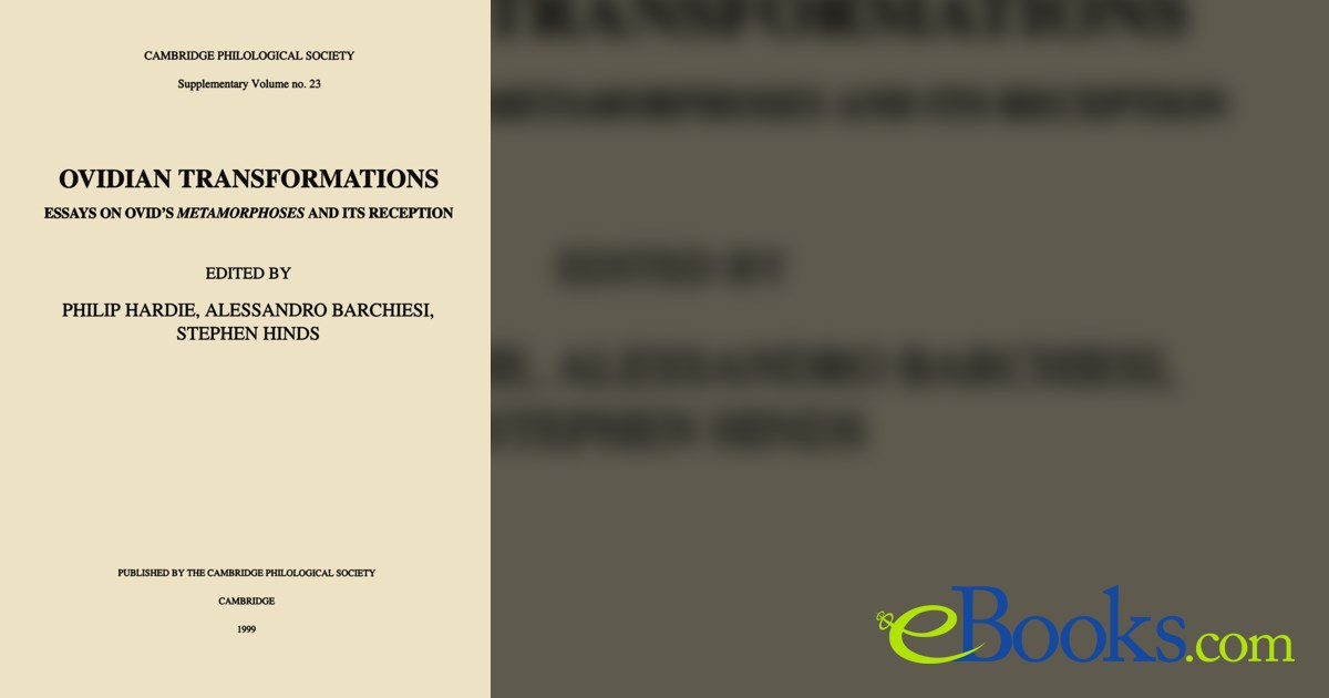 Ovidian Transformations by Philip Hardie (ebook)