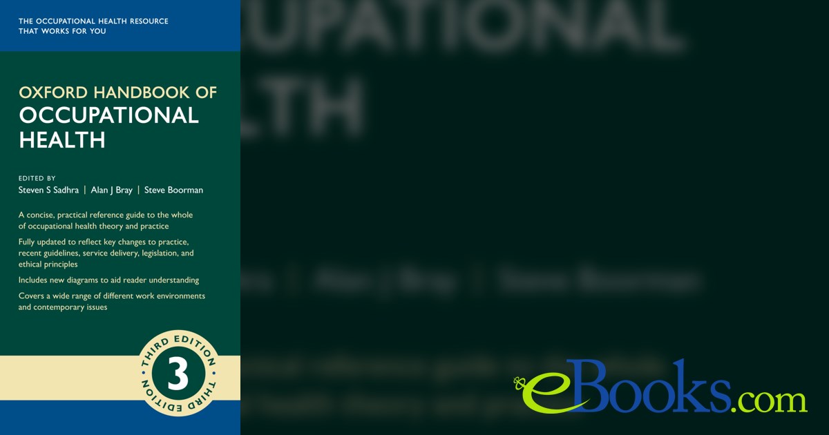 Oxford Handbook of Occupational Health (3rd ed.)