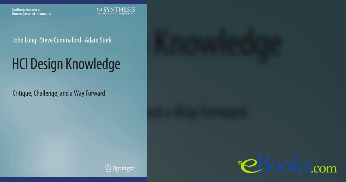 HCI Design Knowledge by Long John (ebook)