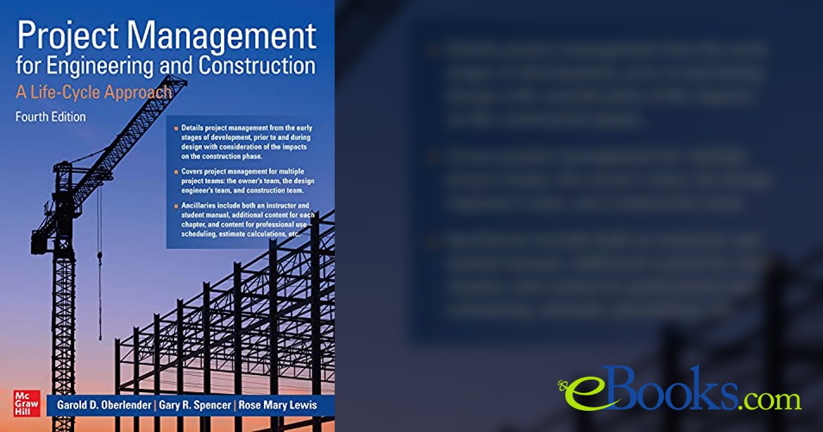 Project Management for Engineering and Construction: A Life-Cycle ...