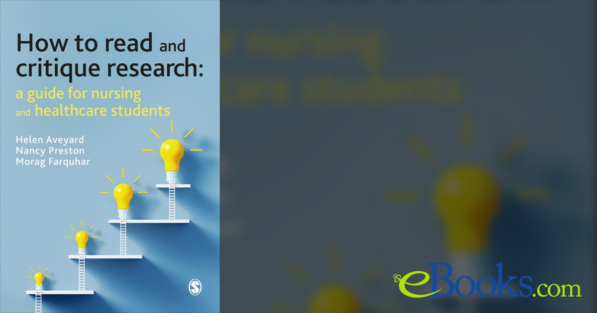 How to Read and Critique Research by Helen Aveyard (ebook)