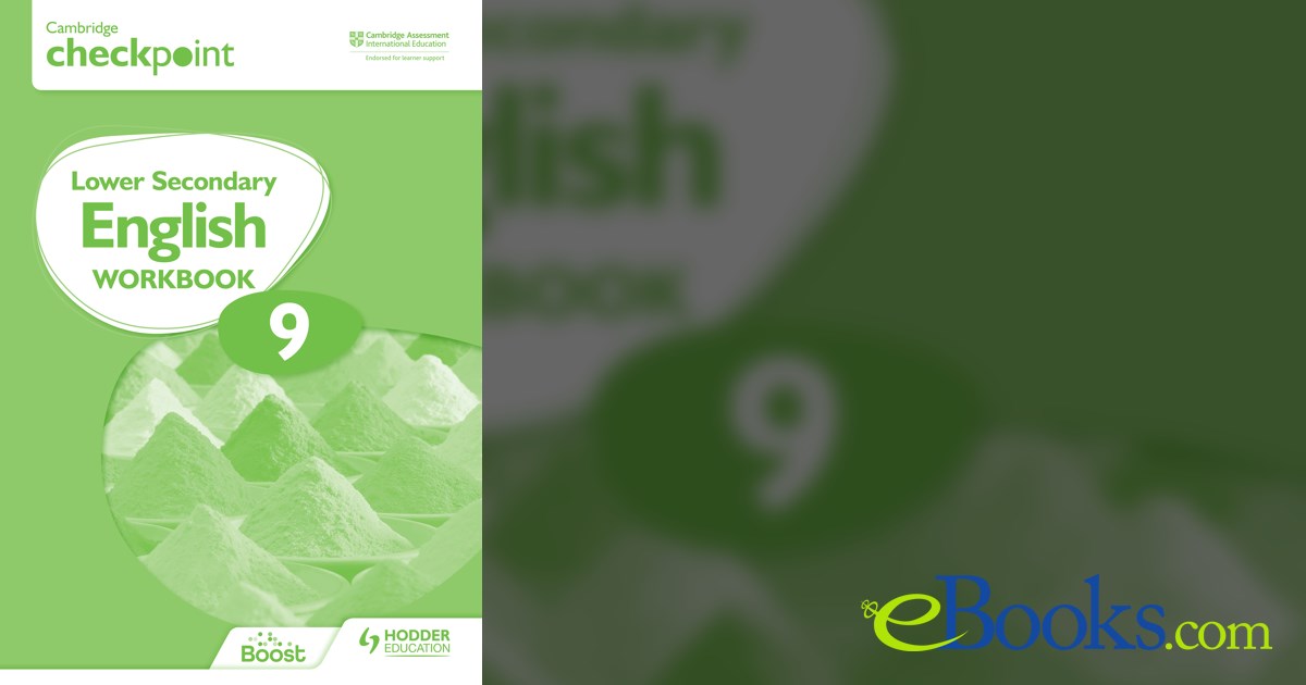 Cambridge Checkpoint Lower Secondary English Workbook 9