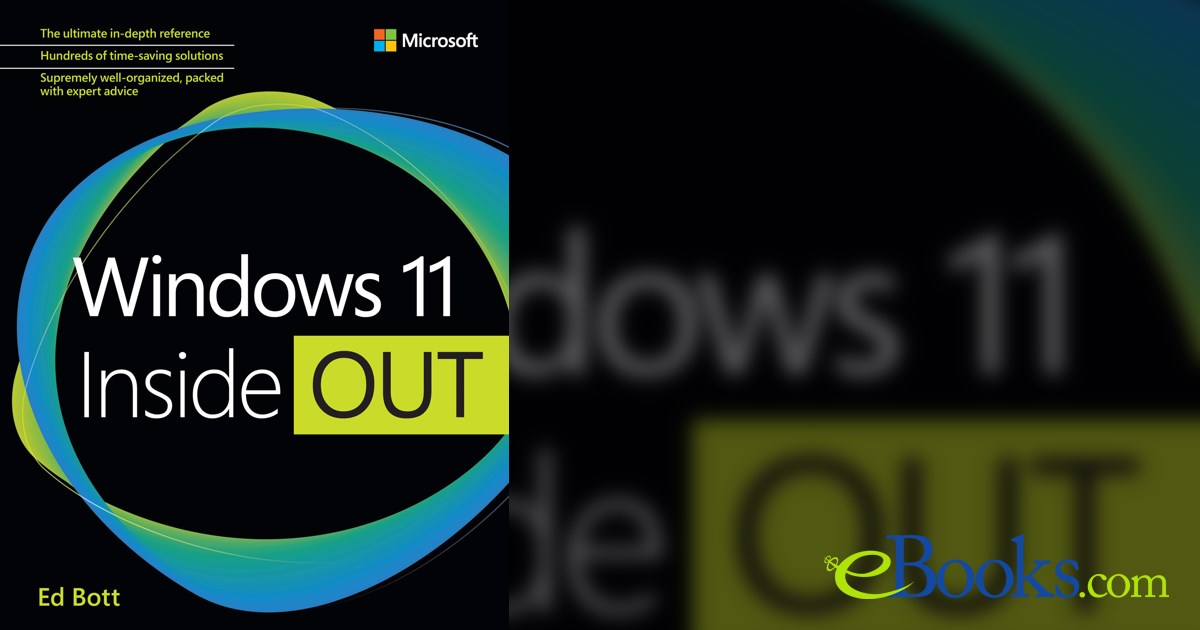 Windows 11 Inside Out by Ed Bott (ebook)