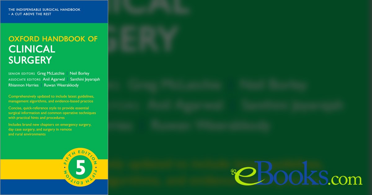 Oxford Handbook of Clinical Surgery (5th ed.)