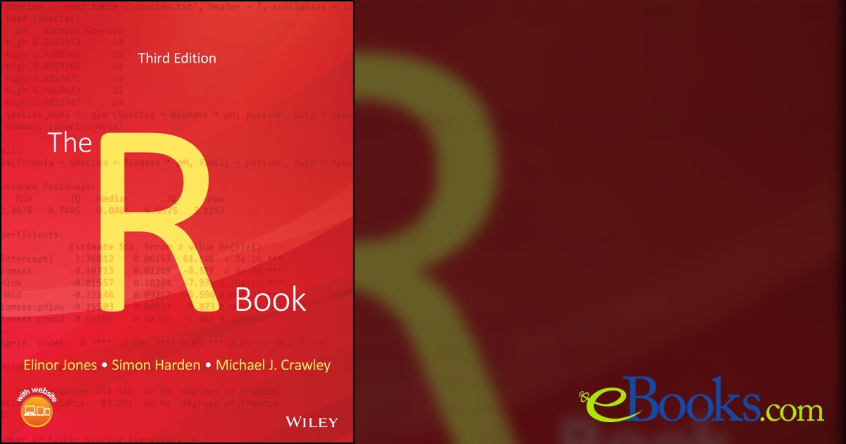 The R Book (3rd ed.) by Elinor Jones (ebook)
