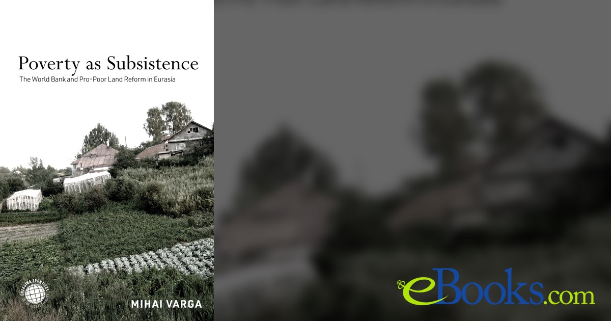 Poverty as Subsistence by Mihai Varga (ebook)