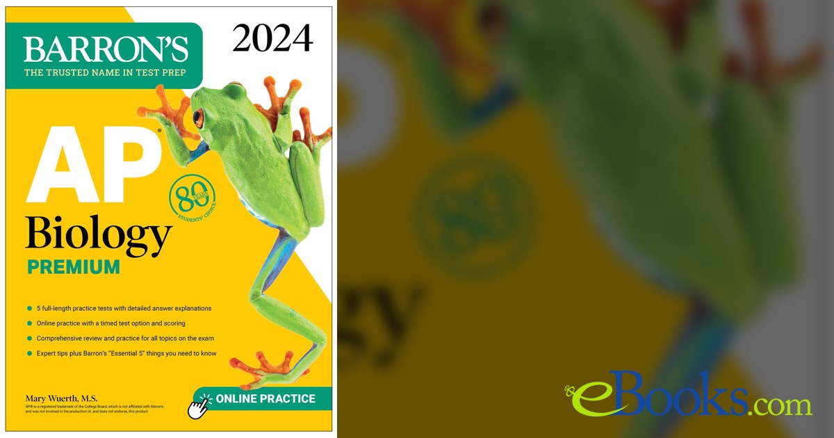 AP Biology Premium, 2024: Comprehensive Review With 5 Practice Tests ...