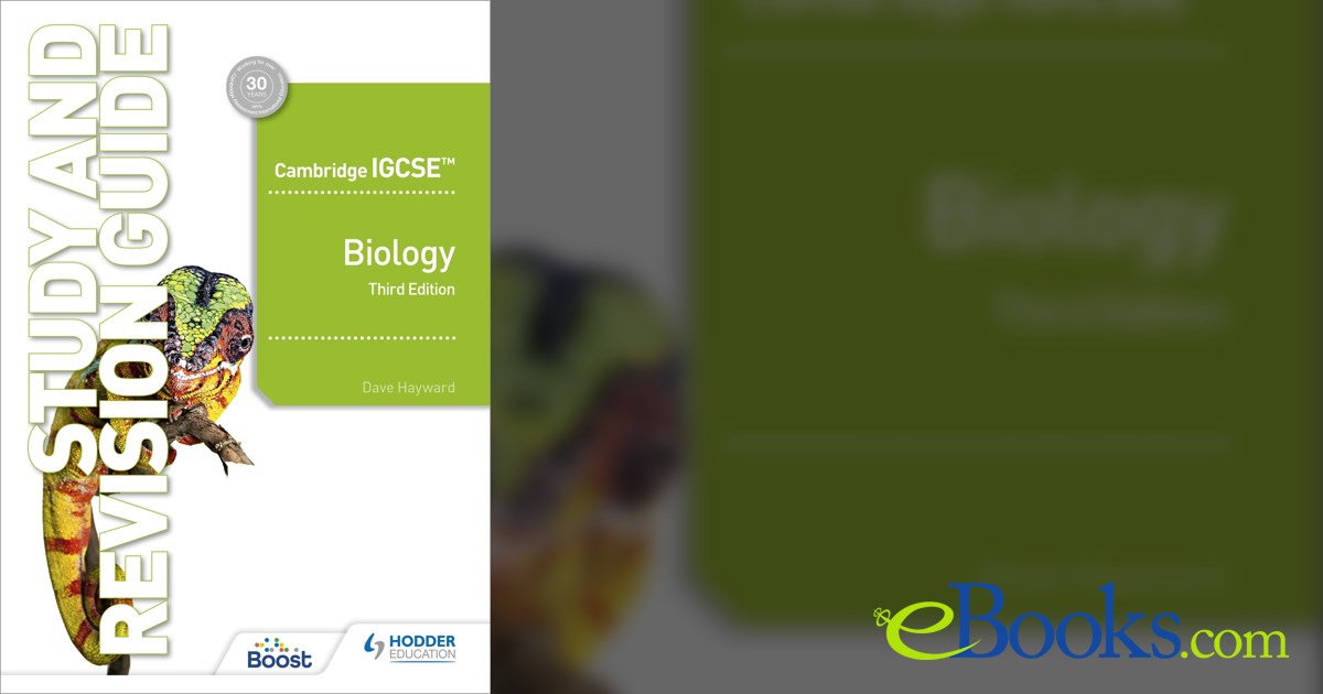 Cambridge IGCSE™ Biology Study and Revision Guide Third Edition
