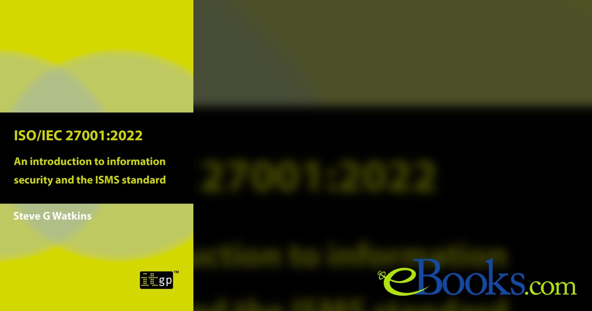 ISO/IEC 27001:2022 by Steve Watkins (ebook)