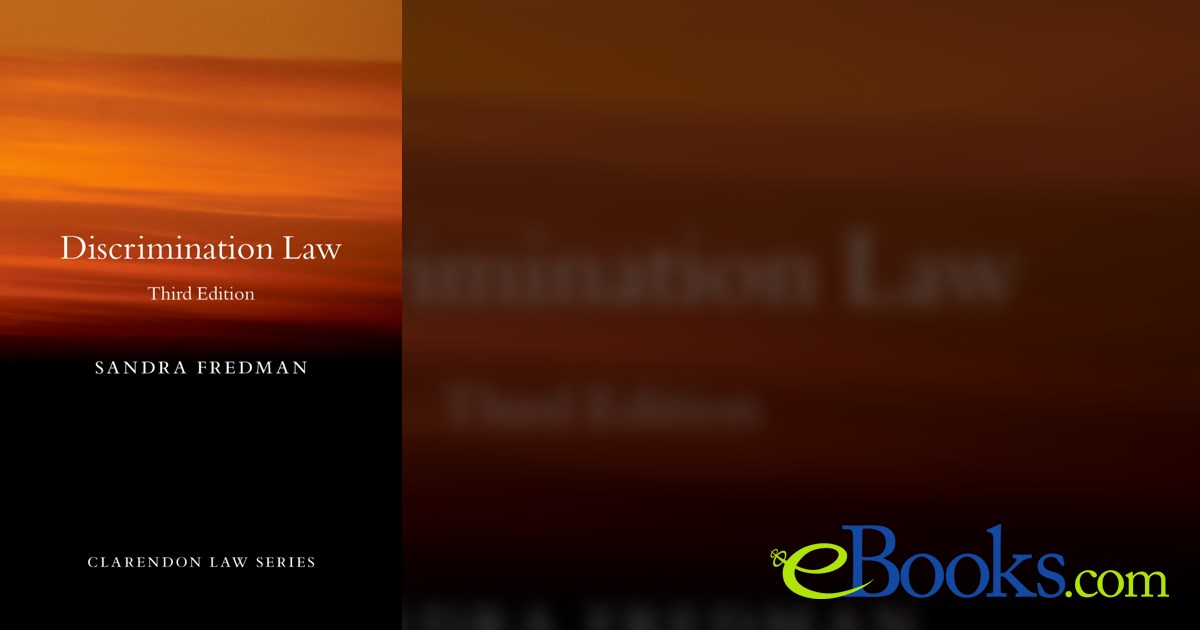 Discrimination Law (3rd ed.) by Sandra Fredman FBA KC (ebook)