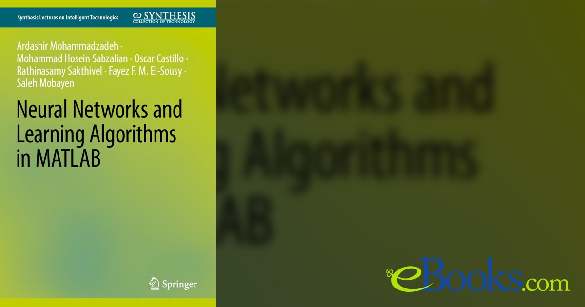 Neural Networks And Learning Algorithms In Matlab 9111