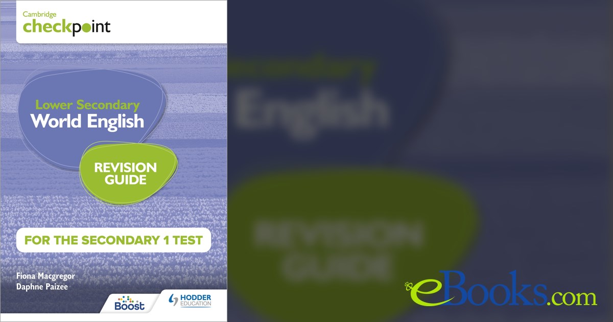Cambridge Checkpoint Lower Secondary World English for the Secondary 1 ...
