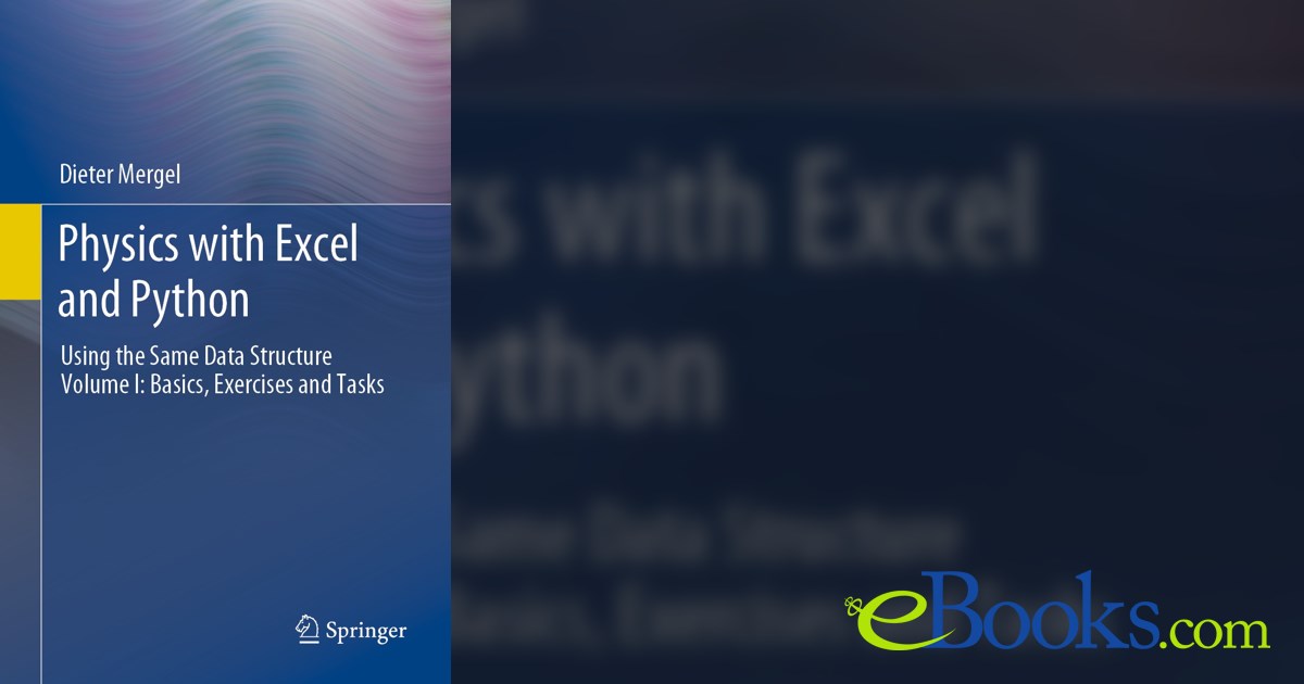 Physics with Excel and Python by Dieter Mergel (ebook)